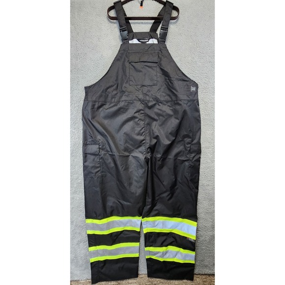 Tough Duck | Pants | Tough Duck Black Reflective Hi Vis Safety Bib ...
